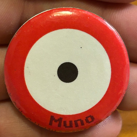 Accessories | Yo Gabba Gabba Muno Red Cyclops Monster Pin | Poshmark